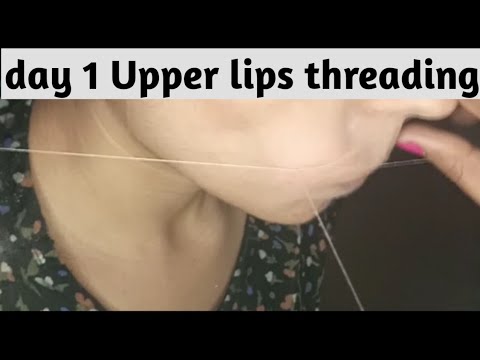 Upper Lips Threading Beautician Course Day 1 Uzee Salon Youtube
