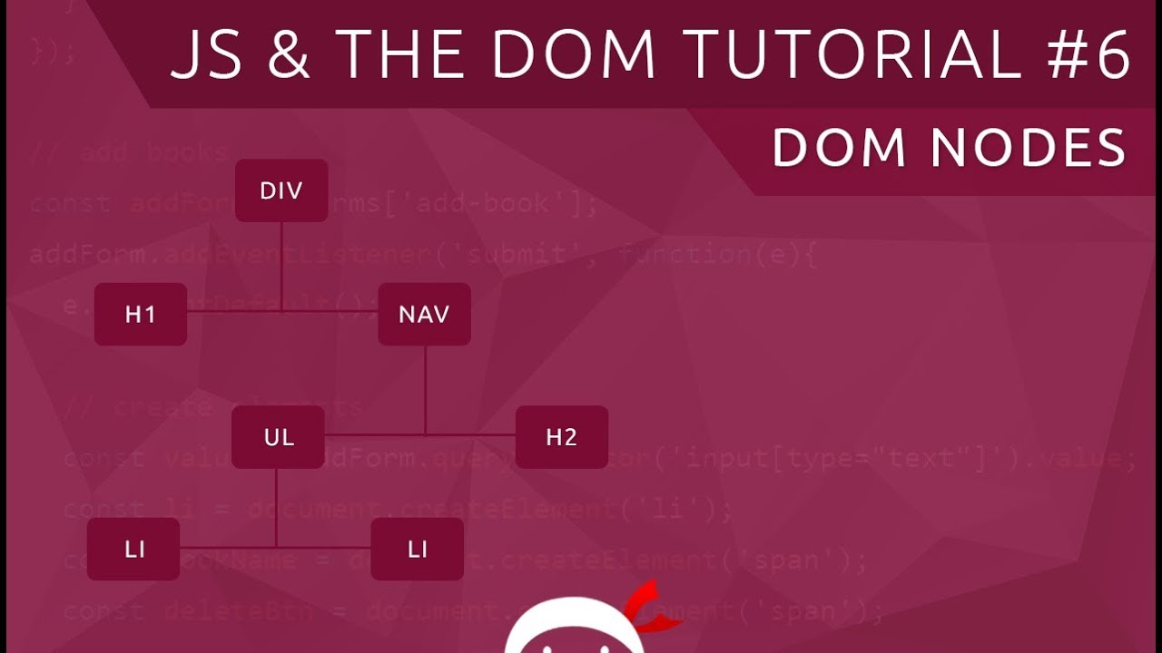 Javascript Dom Tutorial 6 Nodes Youtube