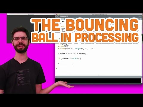 5 5 The Bouncing Ball Processing Tutorial Youtube
