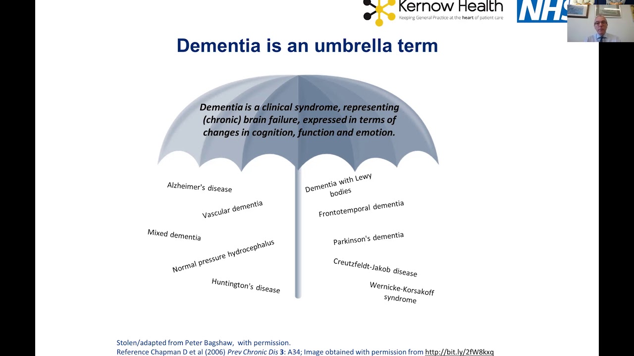 Dementia Webinar Youtube
