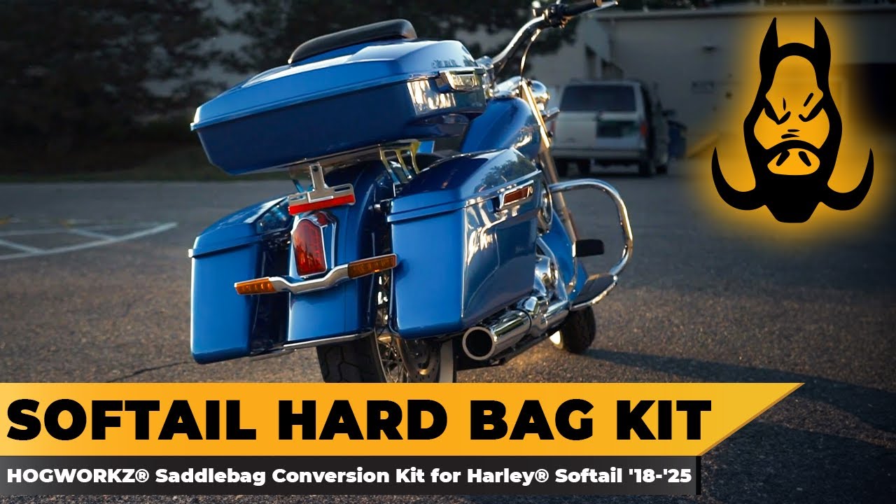 Hogworkz Hard Saddlebag Conversion Kit Installation For Harley