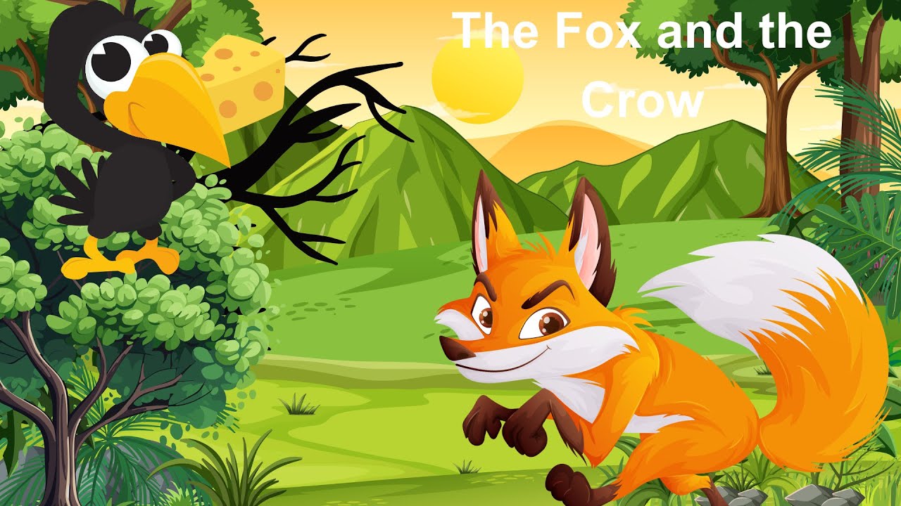 Stories For Kids The Cunning Fox And The Crow Reading For Kids