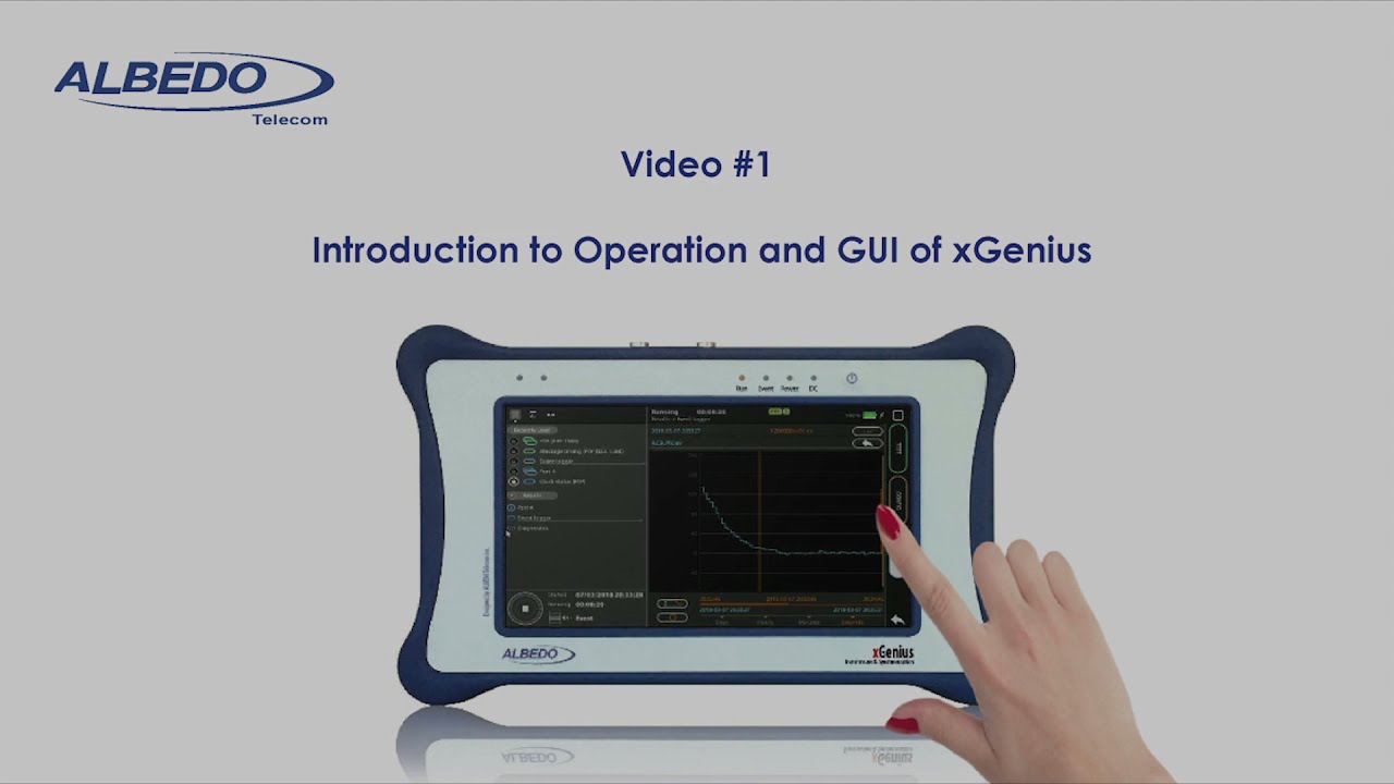 Albedo Telecom Xgenius Introduction To Operation And Gui Youtube