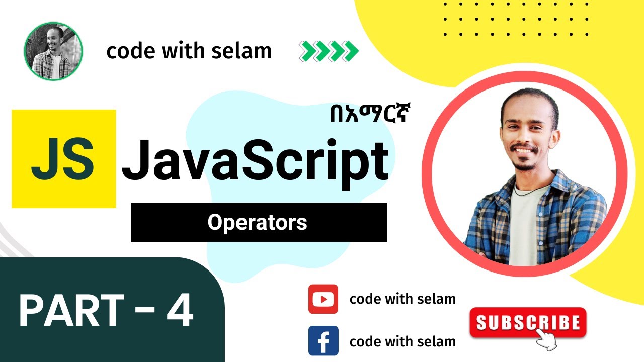 Javascript Part 4 Operators Youtube