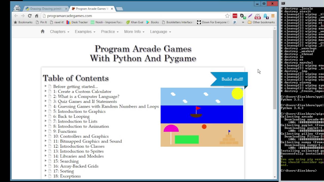 Programing With Python Arcade Library Part 2 Youtube