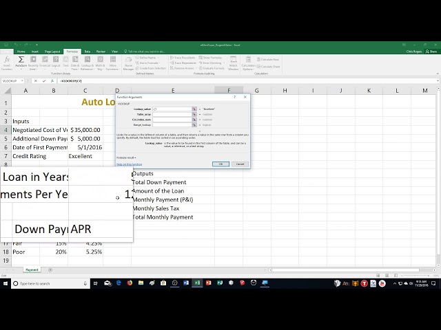 Excel Tutorial 2 Case 2 Solution