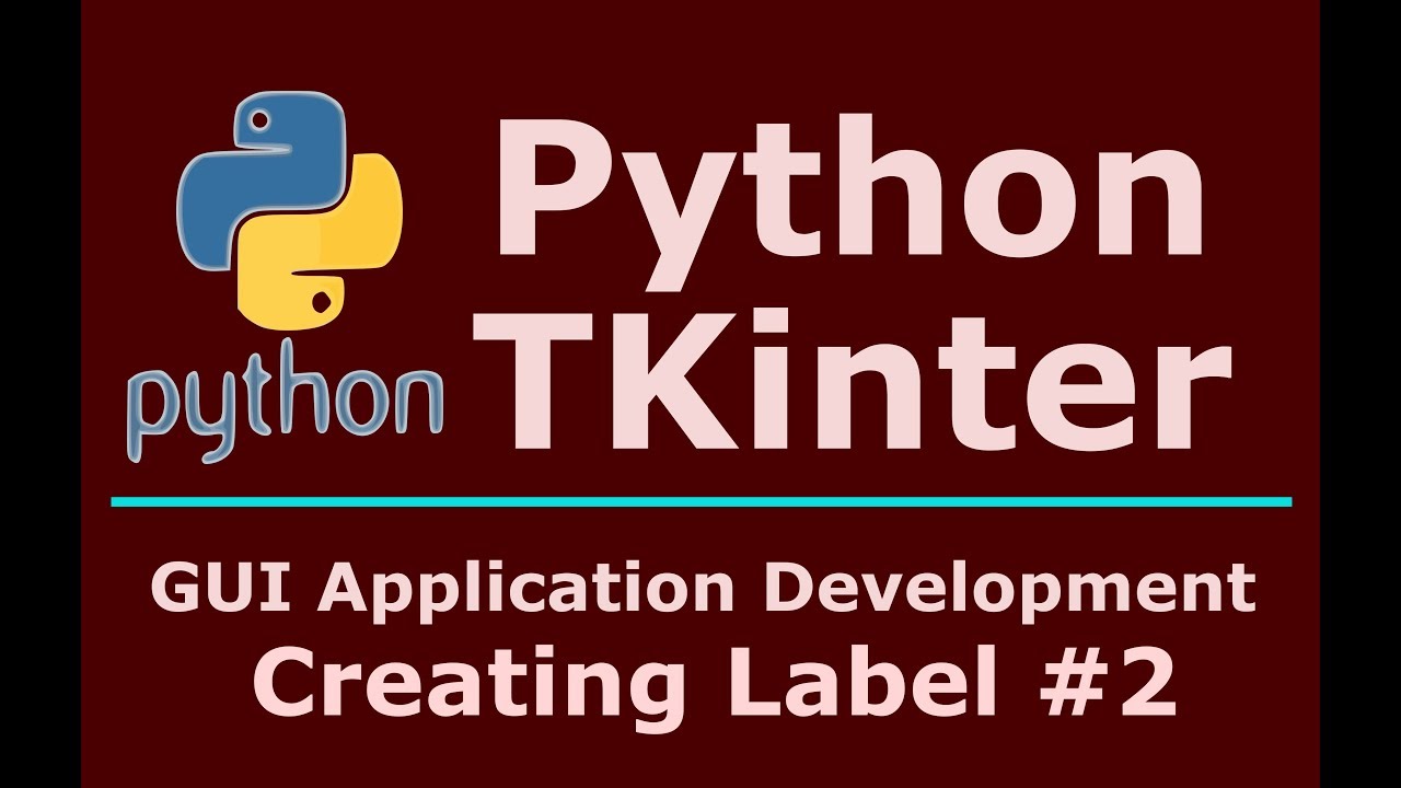 2 Python Tkinter Labels Youtube