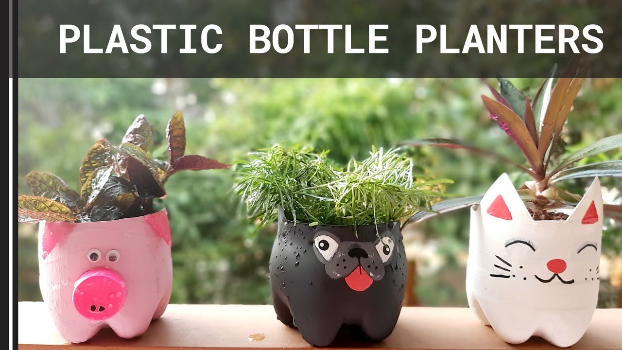Recycled Plastic Bottle Planters Super Simple тнрsuper Simple