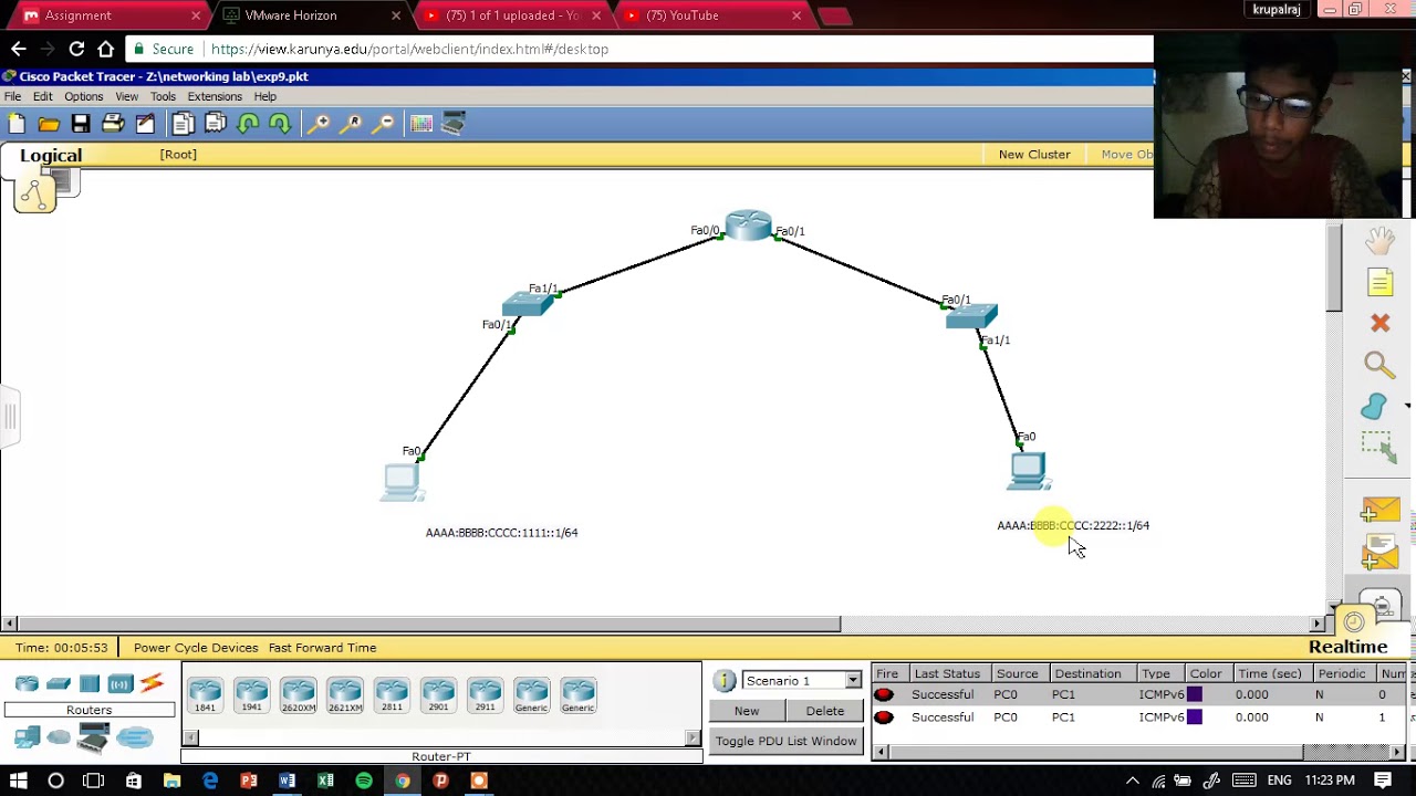 Ipv6 Simulation Youtube