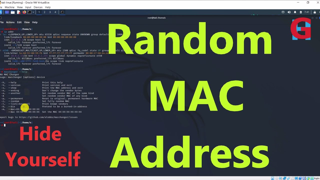 How To Change Mac Address In Linux Easy Method Youtube