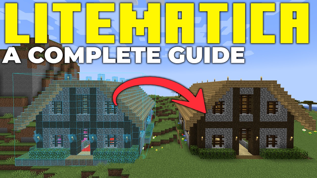 How To Use Litematica For Schematics In Minecraft Youtube