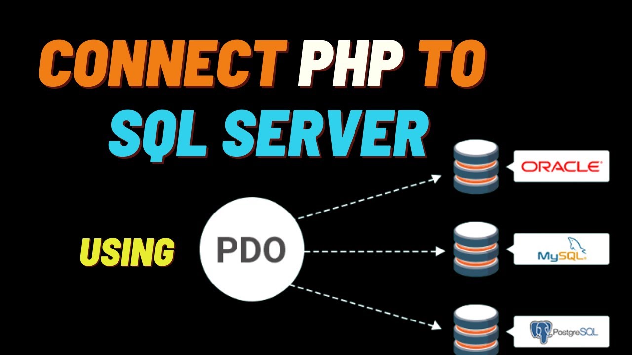 Connect Php To Sql Server Youtube