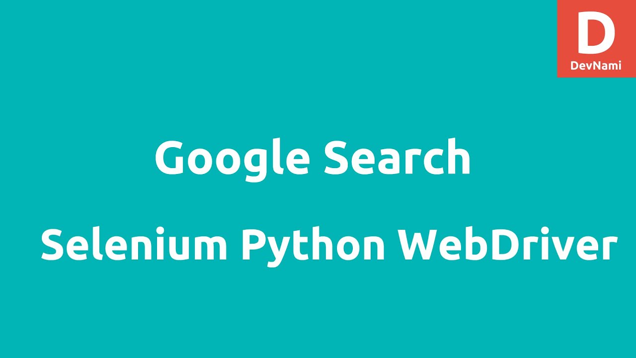 Google Search Using Python Script Youtube