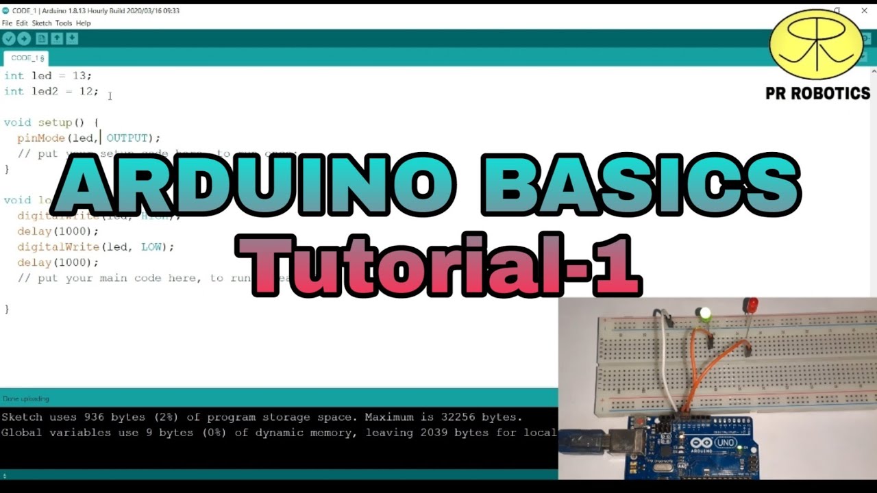 55 Arduino For Absolute Beginners Tutorial 1 Youtube