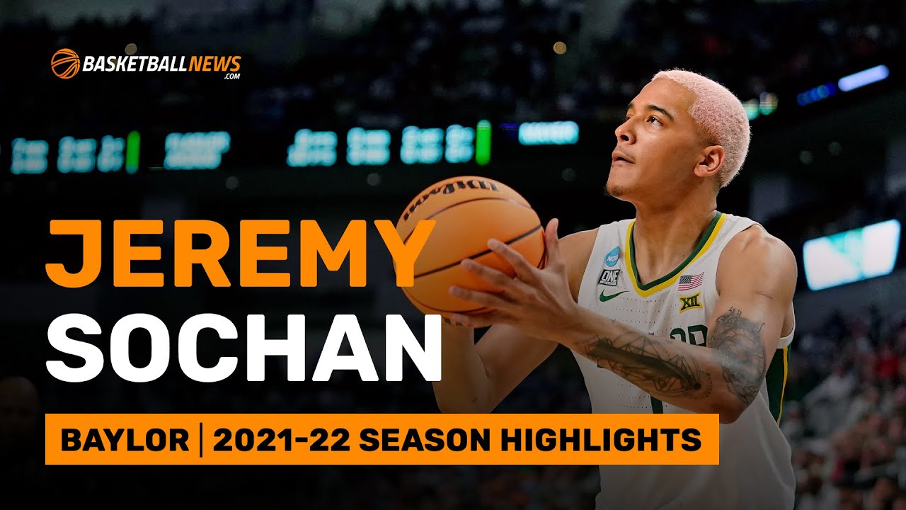 Jeremy Sochan Baylor 2021 22 Season Highlights Youtube