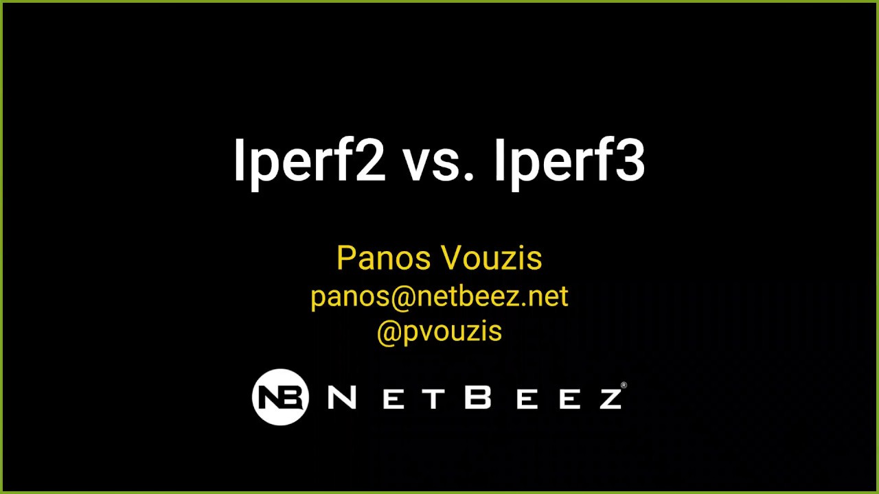 Iperf2 Vs Iperf3 Youtube