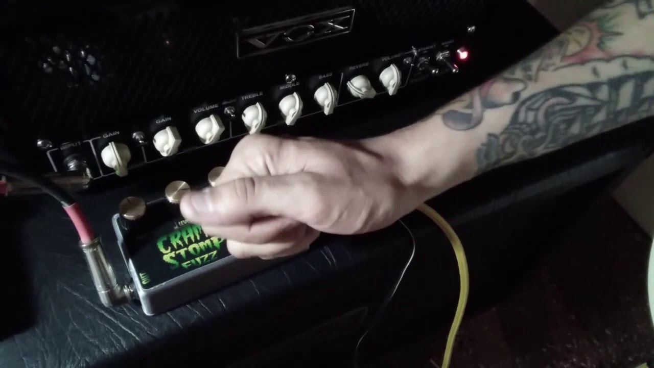 Cramp Stomp Fuzz Pedal Black Lagoon Youtube