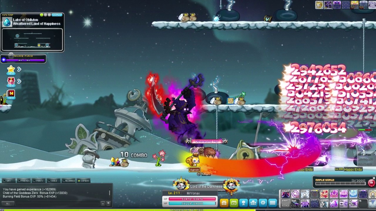 Maplestory Battle Mage 5th Job Skill Union Aura Aura Scythe