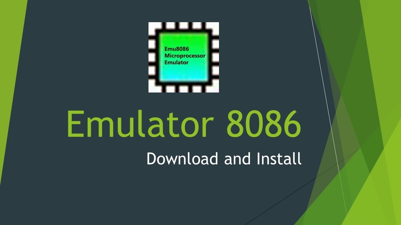 Download Emu8086 Microprocessor Emulator For Windows Youtube