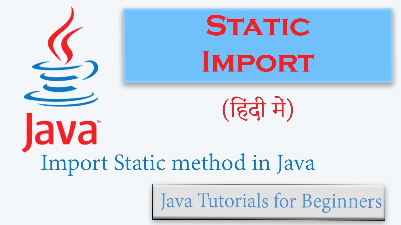 59 How To Import Static Method In Java Static Import Coding