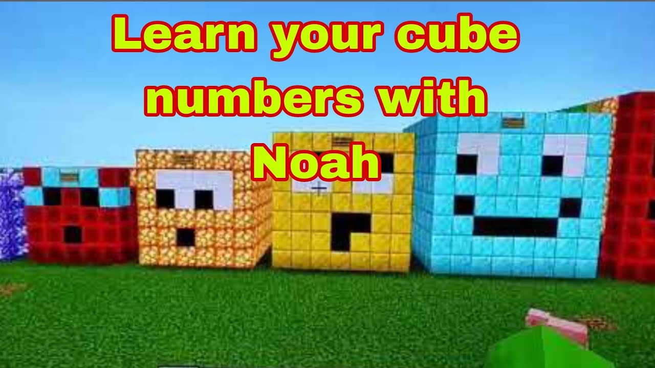 Cube Number Song Minecraft Number Blocks Learn Your Cube Numbers With