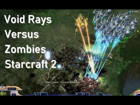 Void Rays Versus Zombies Starcraft 2 Youtube
