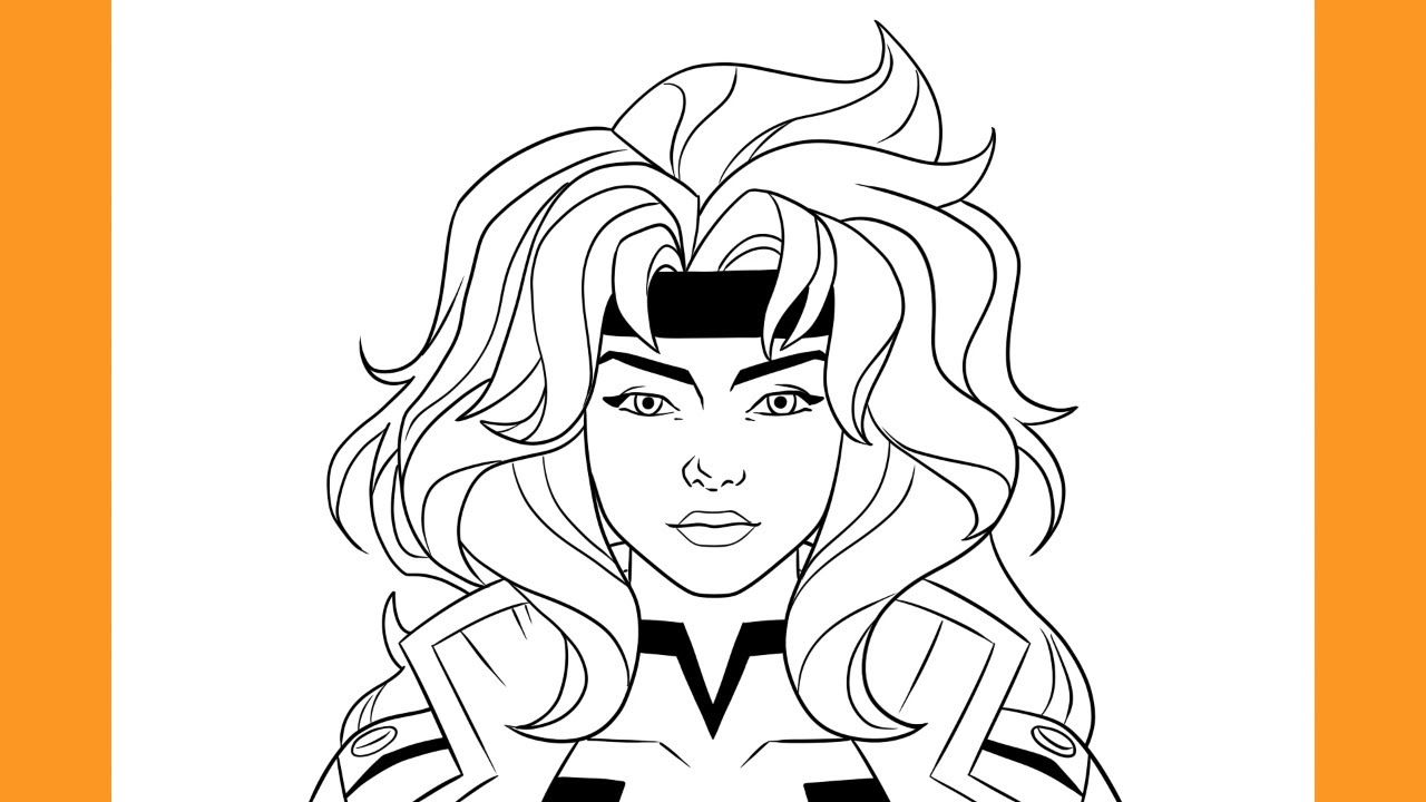 How To Draw Rogue X Men 97 Youtube