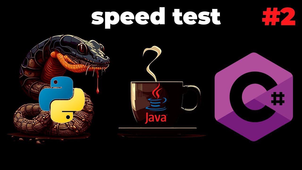 Python Vs Java Vs Csharp Speed Test Youtube