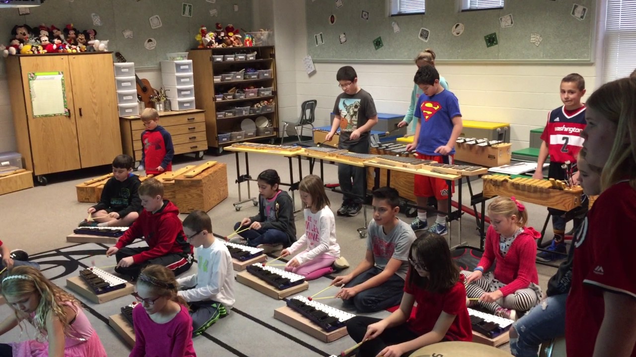 5th Graders Rocking Orff Instruments In Music Class Youtube