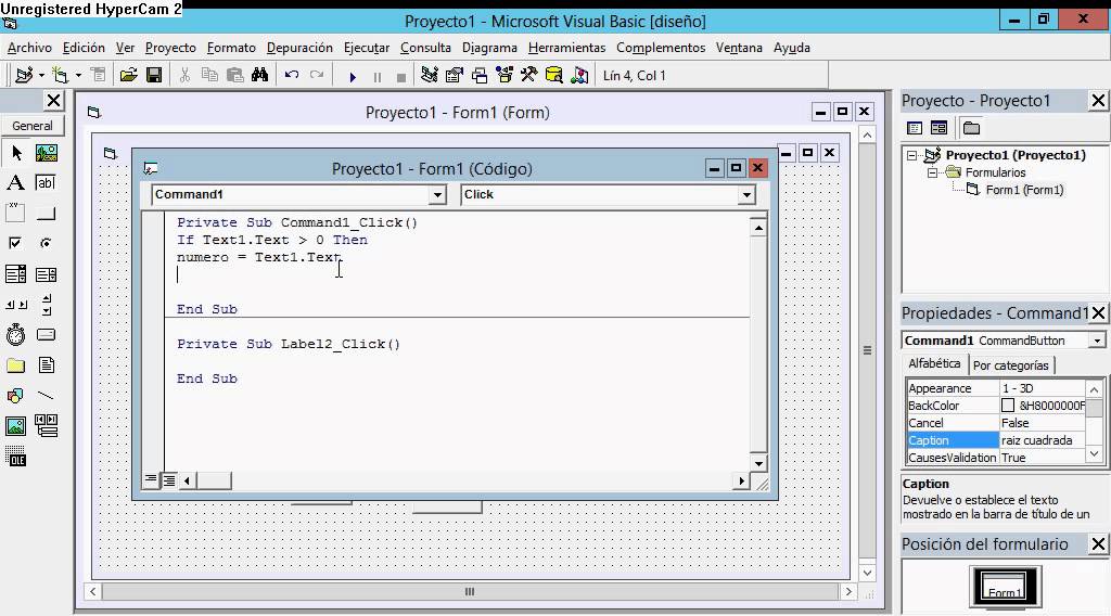 Tutorial Raiz Cuadrada En Visual Basic Youtube