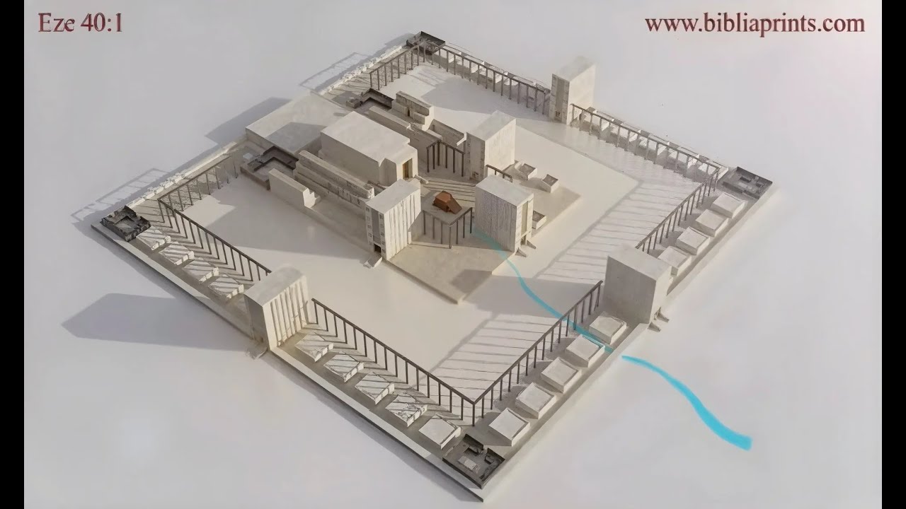 Ezekiel Temple Vision Chapter 40 3d Animation Youtube