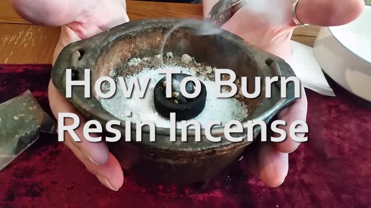 How To Burn Resin Incense Youtube