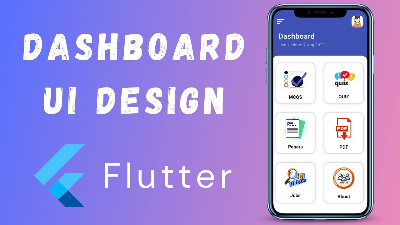 Mobile Dashboard Ui Design In Flutter Flutter Ui Design Tutorial