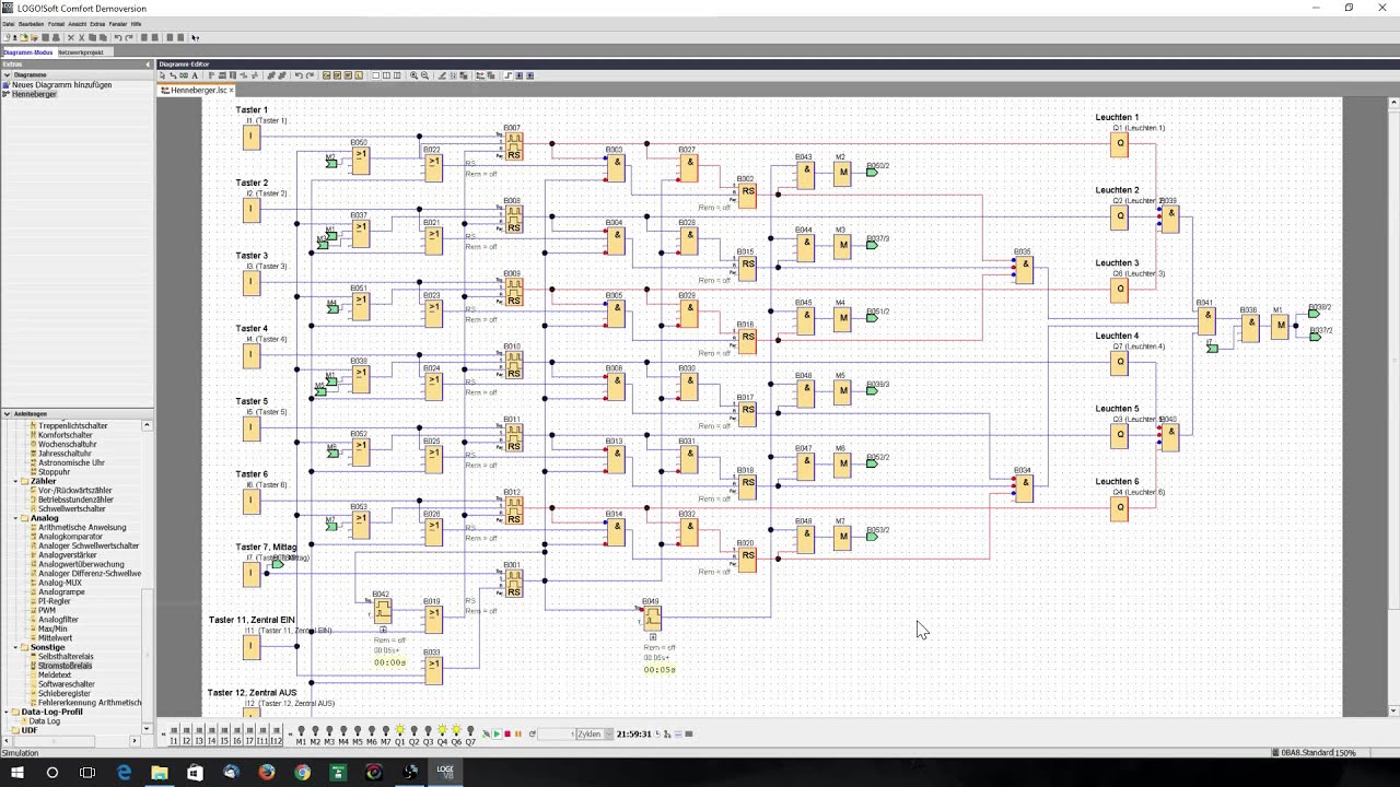 Siemens Logo Soft Comfort V8 Sample Simulation Plc 51 Off