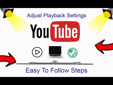 How To Adjust Playback Settings Youtube Youtube