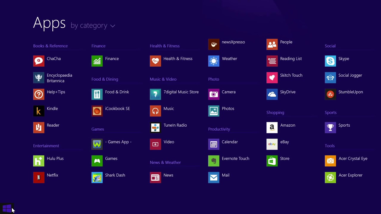 Windows 8 1 Start Button