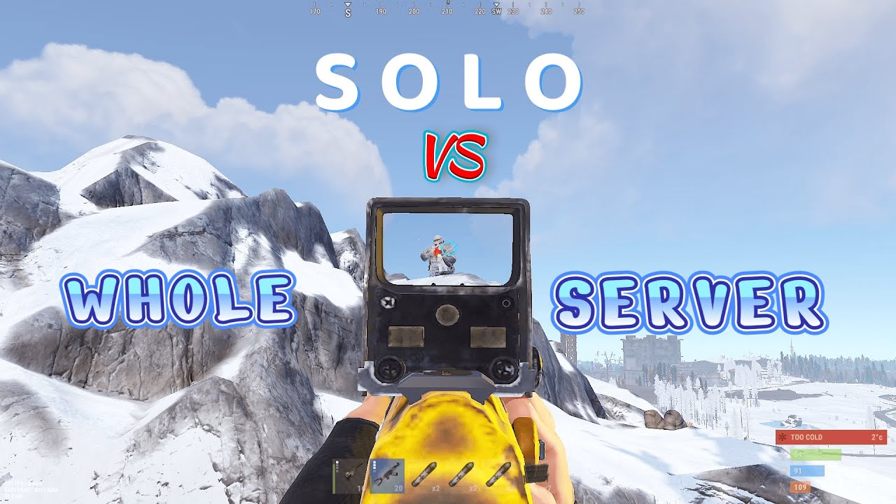How To Play Solo On A High Pop Server In Rust Youtube