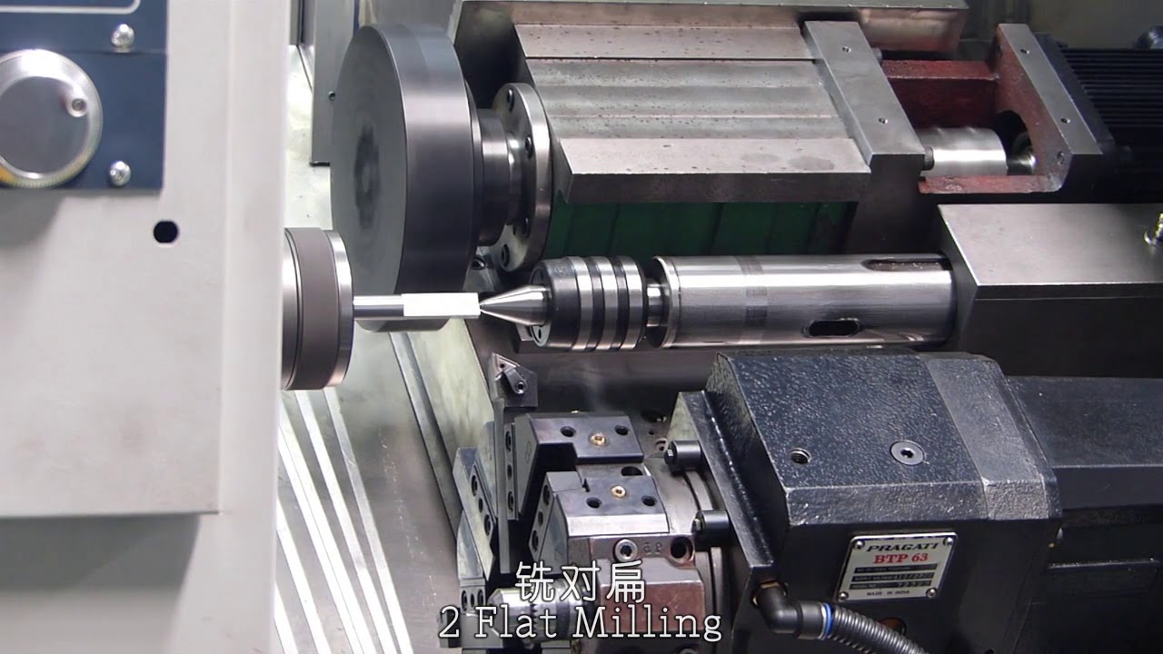 Hexagon Processing By Cnc Turning Lathe Youtube