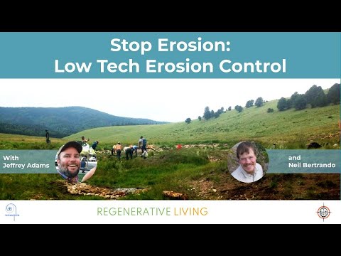Stop Erosion Low Tech Erosion Control Masterclass Webinar Youtube