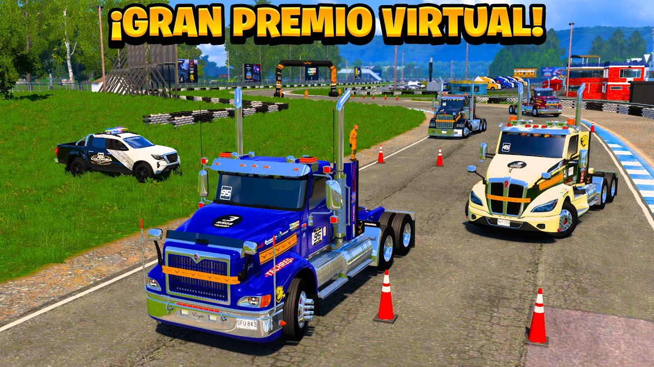 Entrenando Para La Gran Carrera Virtual De Tracto Mulas American