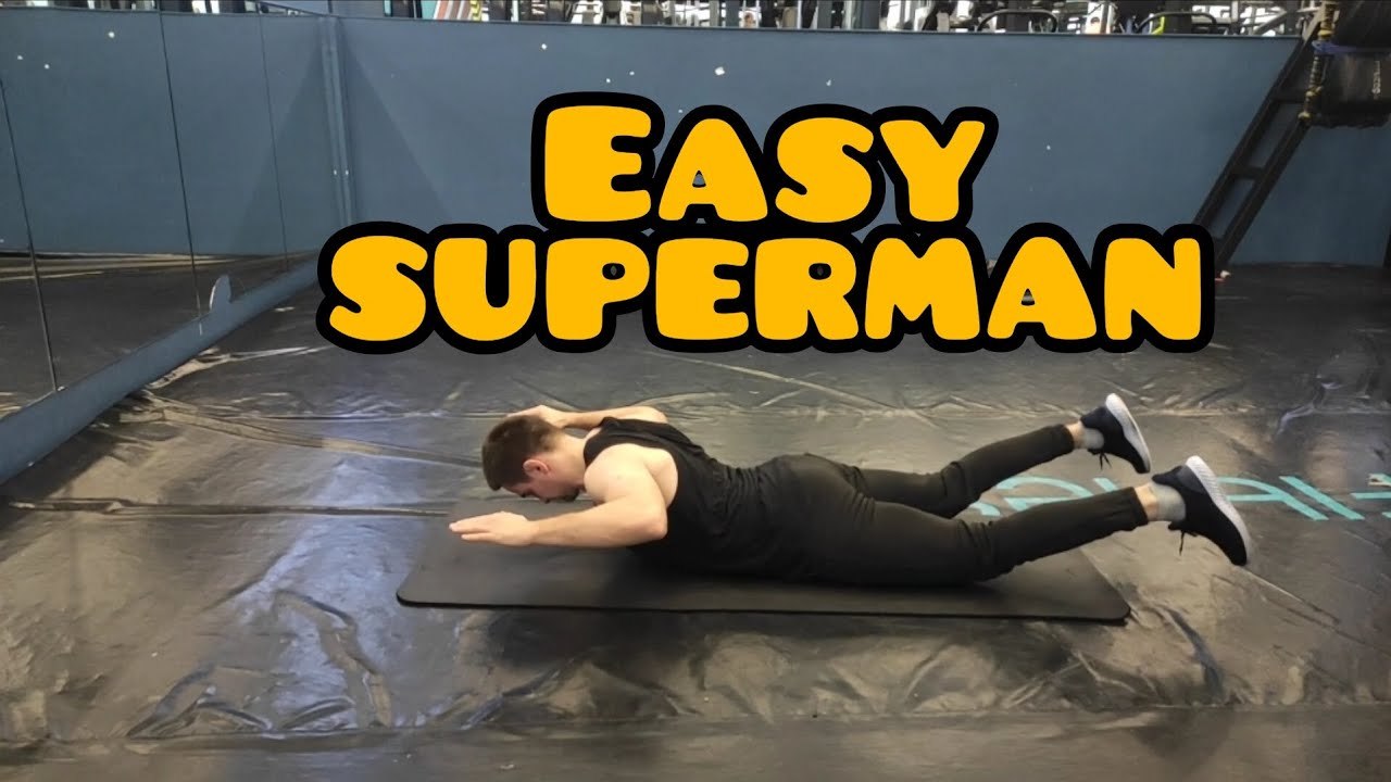 Easy Superman Exercise Bodyweight Exercise Library Youtube