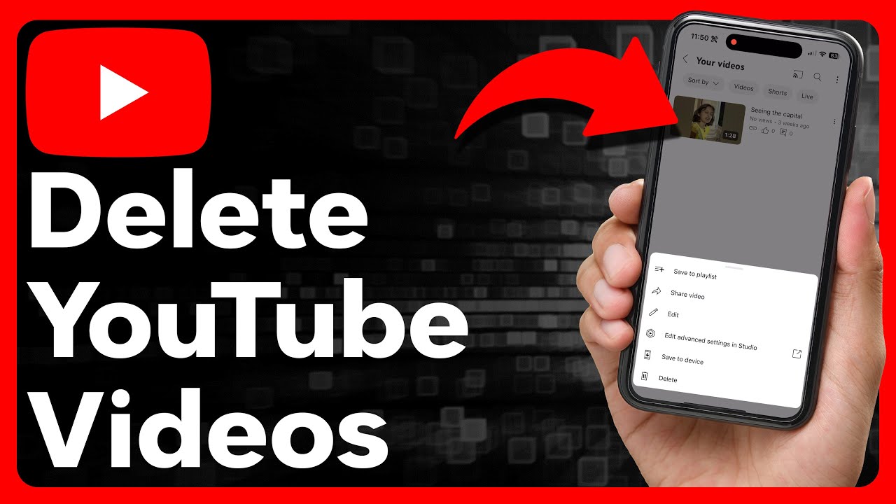 How To Delete Youtube Videos Youtube