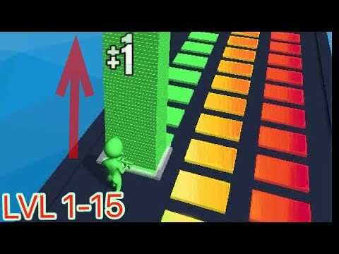 Stack Colors Lvl 1 15 Gameplay Walkthrough Youtube
