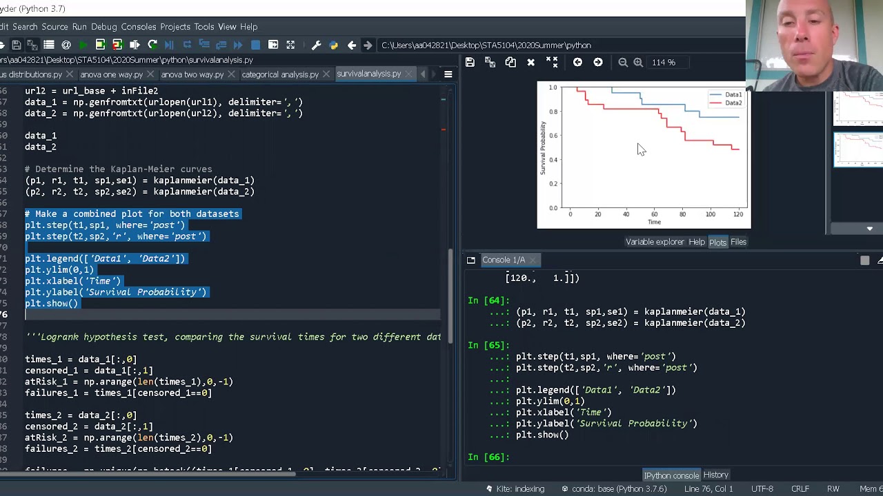 Python Survival Analysis Youtube