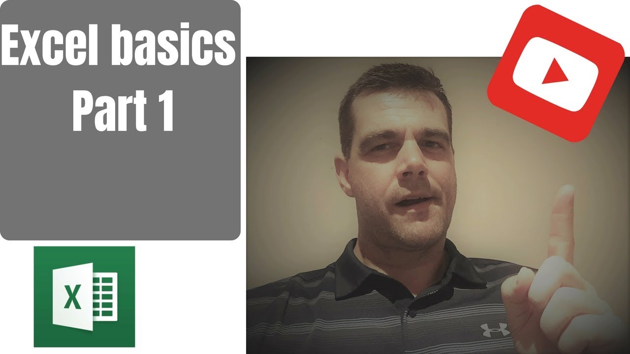 Excel Basic Tutorial Part 1 Youtube