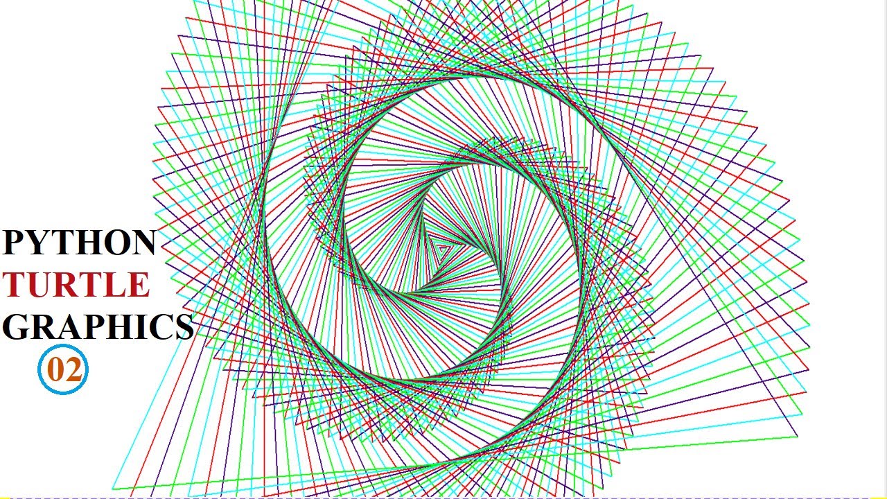 Geometric 3d Optical Illusion Pattern Python Turtle Graphics 02