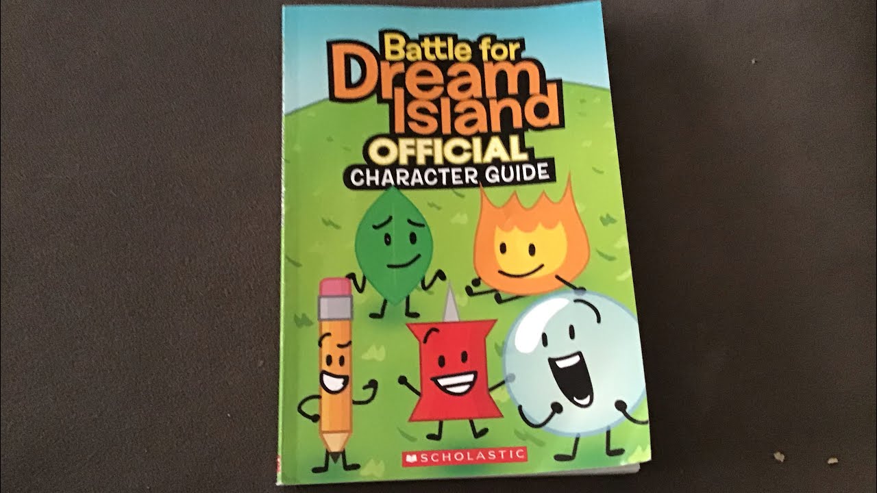 Battle For Dream Island Official Character Guide Book Review Youtube