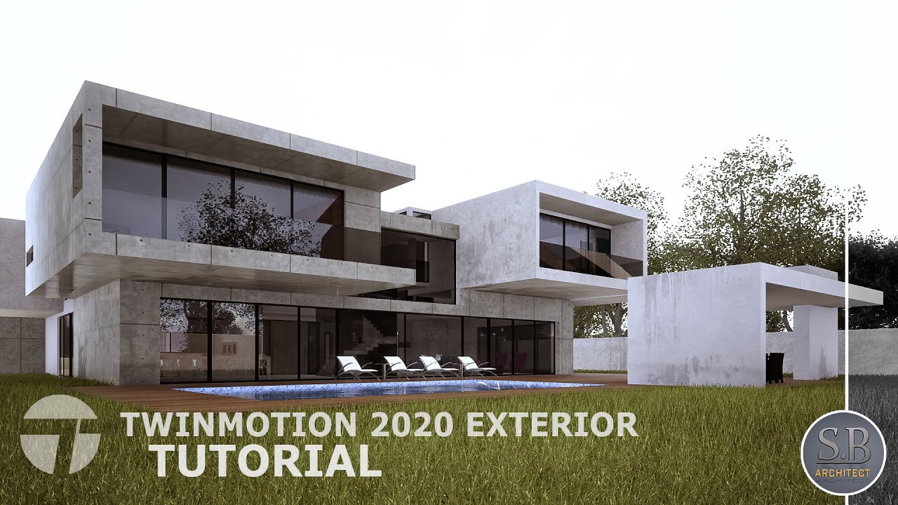 Twinmotion 2020 Exterior Render Tutorial Youtube