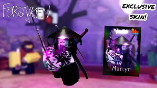 Winning With The New Martyr 1x1x1x1 Exclusive Skin Roblox Forsaken ...