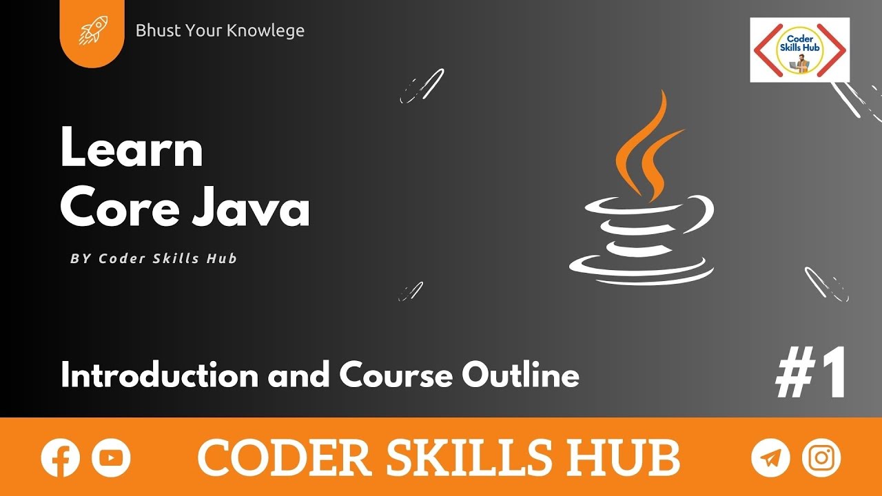 Core Java Course Introduction And Outline Core Java Core Java